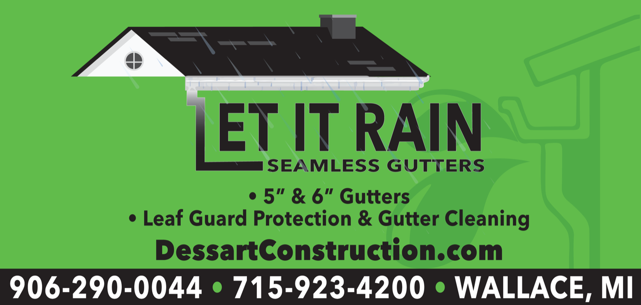 Let It Rain Seamless Gutters - Dessart Construction | Let It Rain ...